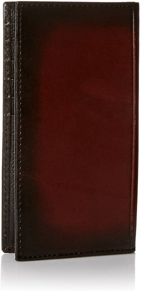 Nocona Mens Shotgun Shell Concho Leather Checkbook Wallet, Dark Copper ...